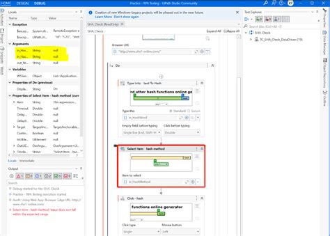 Select Item Hash Method Value Does Not Fall Within The Expected
