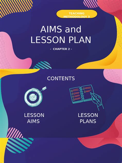 Lesson Aims And Lesson Plan 3 Pdf