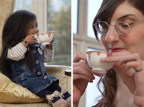 Worlds Tallest Woman Meets Worlds Smallest Woman For Girls Day Out