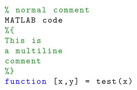Comment Commentez Vous Plusieurs Lignes Dans Matlab Adcod