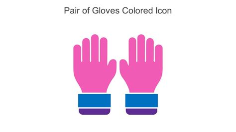 Pair Of Gloves Colored Icon In Powerpoint Pptx Png And Editable Eps Format PPT Slide
