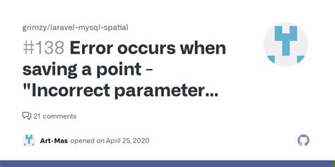 Error Occurs When Saving A Point Incorrect Parameter Count In The
