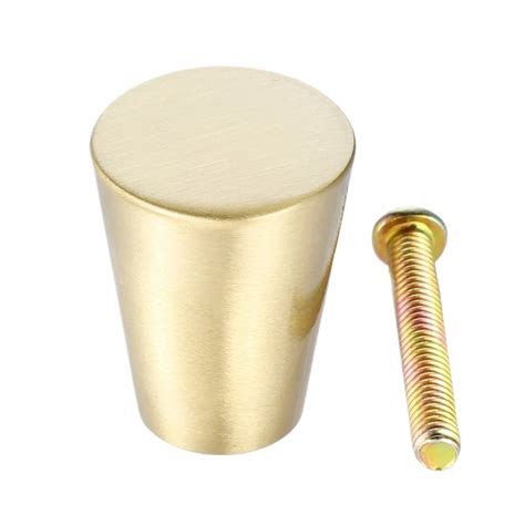 Brass Single Hole Furniture Cabinet Door Handles And Knobs Wardrobe