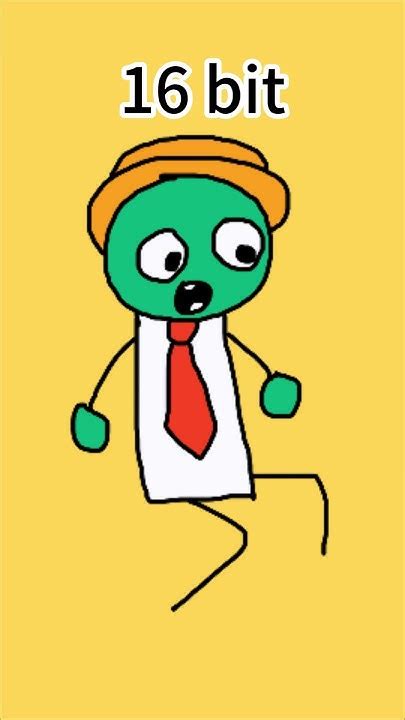 64bit 32bit 16bit 8bit 4bit 2bit 1bit animation shorts youtube