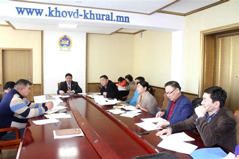 Аймгийн ИТХ ын Тэргүүлэгчдийн хурал хуралдлаа