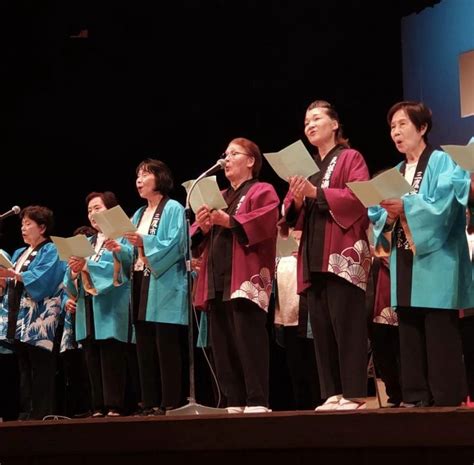 三鷹市芸術文化協会創立50周年記念公演で三鷹賛歌と題する民謡を合唱しました清原慶子 Official Website