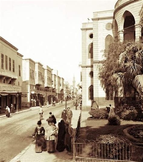شارع عابدين شارع الجمهوريه حاليا القاهره عام 1900🌷reem Old