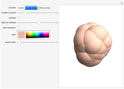 Randomly Reducing Objects To Spheres Wolfram Demonstrations Project