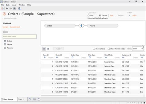 Live Data Versus Data Extracts In Tableau Dummies