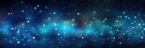 Premium Ai Image Abstract Computer Technology Network Structure Background Dots And Lines