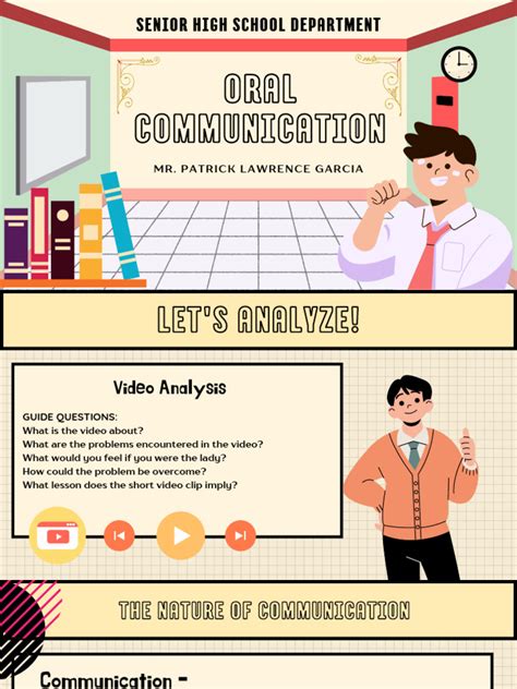 Oral Comm Lesson 1 Pdf Communication Human Communication