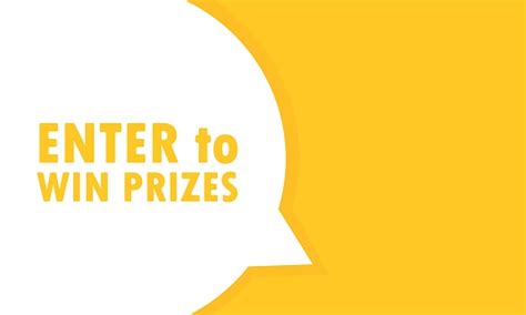 경품 을 이기기 위해 입력 포스트 음성 버블 배너 비즈니스 마케팅 및 광고에 사용할 수 있습니다 상품을 획득하기 위해 입력합니다 벡터 Eps 10 흰색 배경에 격리 가능성에