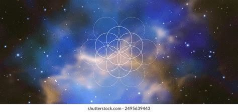 Mystical Sacred Geometry Vector Symbol Spirituality Stock Vector