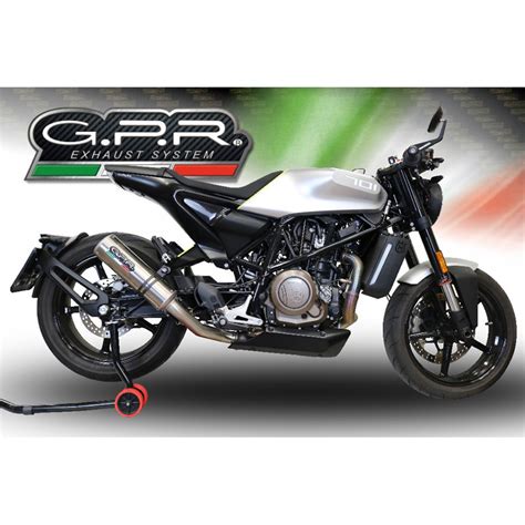 GPR E HU M INOX M Inox Slip On Exhaust For Husqvarna Svartpilen Accessories