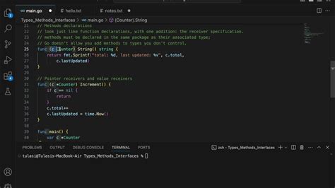 Methods In Go Golang Goprogramming Golangtutorial Golang Youtube