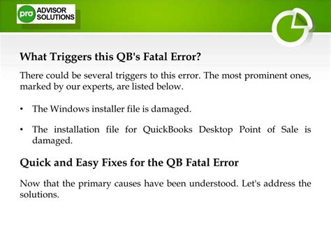 PPT How To Fix QuickBooks Fatal Error Quickly PowerPoint Presentation ID