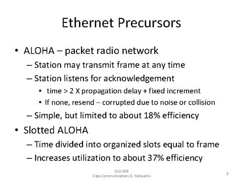 Csci 465 Data Communications And Networks Lecture 21