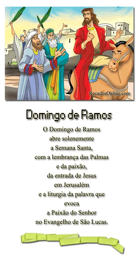 Domingo De Ramos 14 Imagens Mensagens E Frases Para WhatsApp