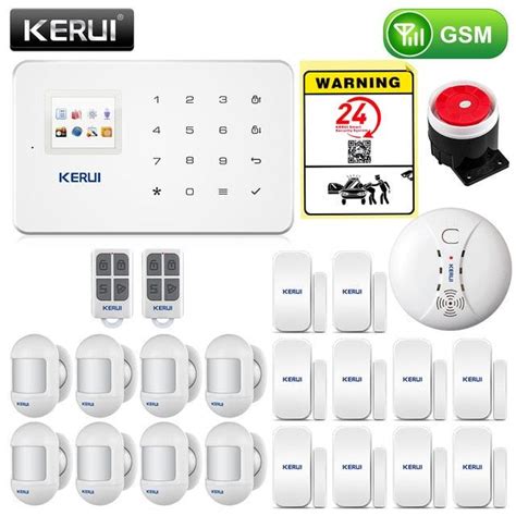 Kerui Wireless Smart Home Gsm Security Alarm System Kit App Control Wi Gsm Alarm System