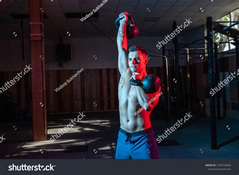 Kettlebell Exercises Images Stock Photos Vectors Shutterstock