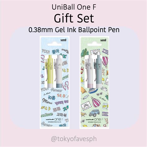 Uniball One F T Set Limited Edition Ballpen Designed By Ena Kakuta