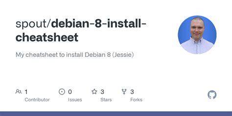 github spout debian 8 install cheatsheet my cheatsheet to install