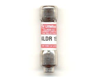 Littelfuse KLDR 15 KLDR15 Or KLDR015 15Amp 15A 600V Slow Blow Class CC Cartridge Fuse