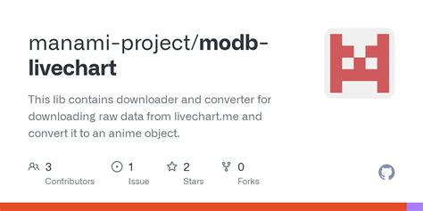 github manami project modb livechart this lib contains downloader