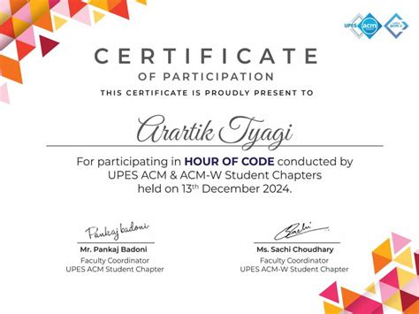 Upes Acm Acmw Hourofcode Gratitude Learningjourney Arartik Tyagi
