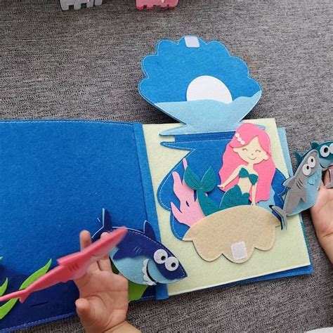 Under The Sea Busy Book Educational Quiet Book Activity Book Learning