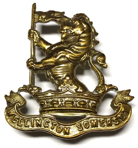 Wellington School Somerset Otc Cap Badge