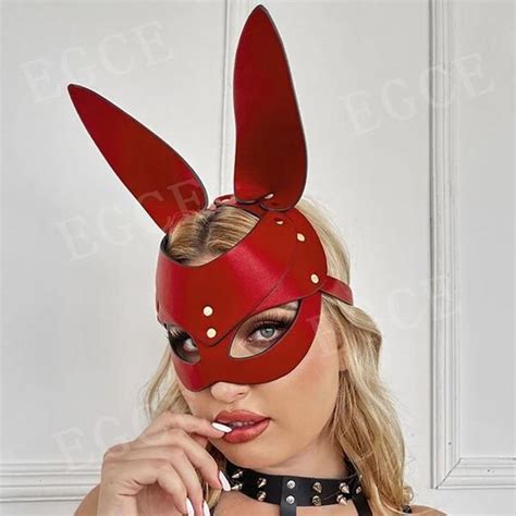 Маска с ушками зайчика кролика WildRabbit BDSM фетиш атрибутика для ...