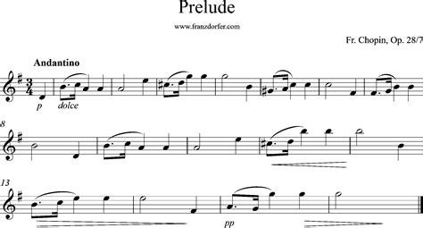 Prelude Chopin Op28 7 G Dur