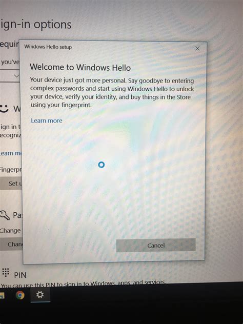 Windows Hello Fingerprint Bug R Lenovo