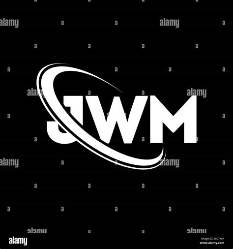 Jwm Logo Jwm Letter Jwm Letter Logo Design Initials Jwm Logo Linked With Circle And Uppercase