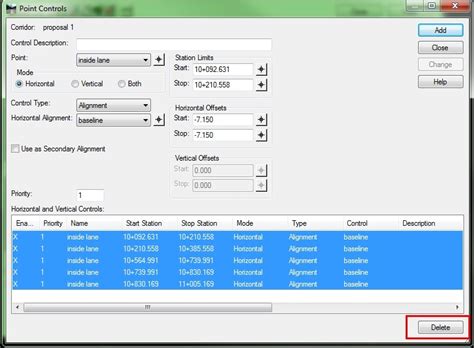 OpenRoads OpenSite Remove Curve Widening Communities