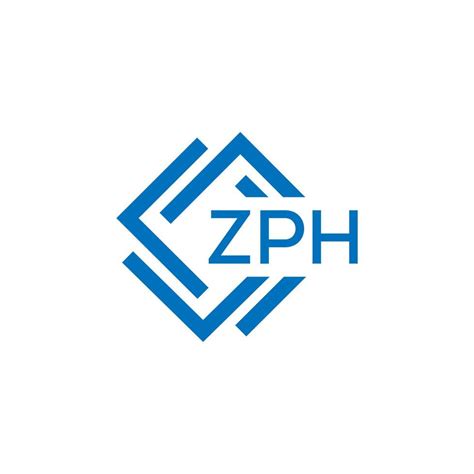Zph Technology Letter Logo Design On White Background Zph Creative