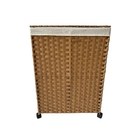 Hti Living Wäschekorb Wäschesammler 40 Liter Briena Natur Stück 1 St