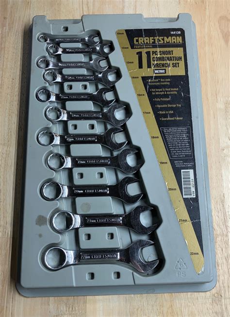 Vintage Craftsman Professional Combination Wrench Bundle Metric And
