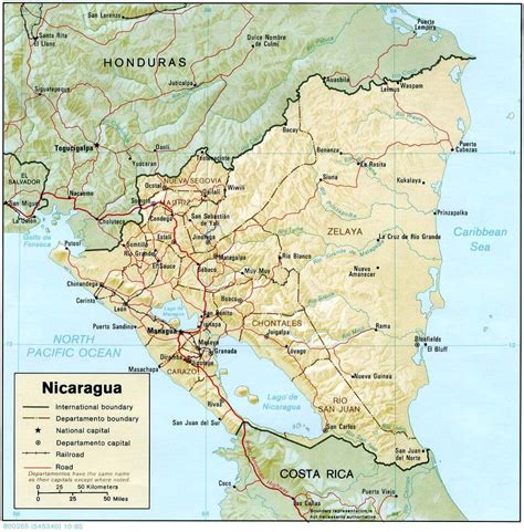 Nicaragua Map World