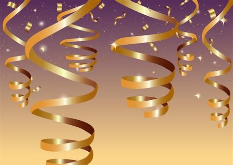 별과 황금 뱀의 크리스마스 배경입니다 축제 배경입니다 생일 프리미엄 벡터