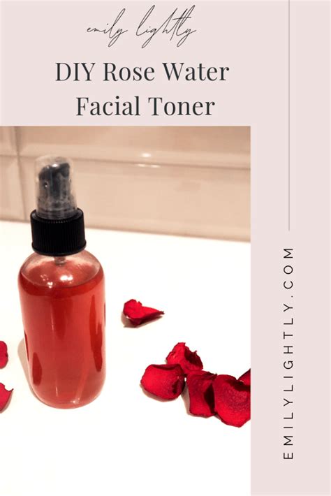 How To Make Rose Water Facial Toner Diy Rose Water Toner Facial