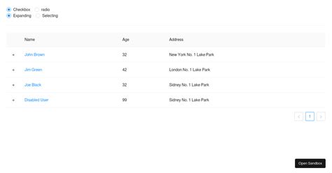 Basic Usage Antd Forked Codesandbox