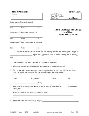 Name Change Court S Michigan Courts Doc Template Pdffiller