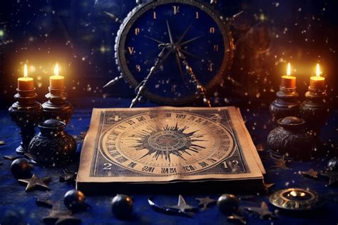 Halloween Background With Ouija Board Premium Ai Generated Image