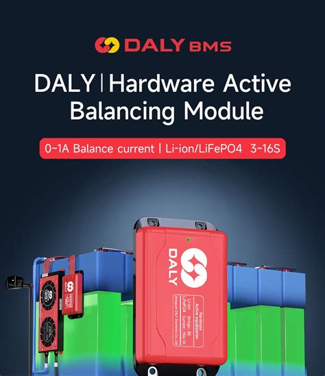 Wholesale Bms With Active Cell Balancing Daly 3s To 16s 1a Hardware