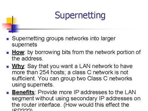 Advanced Tcpip Planning And Design Variable Length Subnet