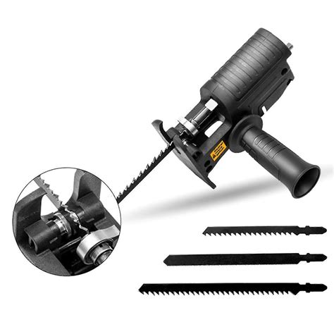 Portable Reciprocating Saw Adapter Electric Drill Modified Tool Attachment With 3 Ergonomic Saw Portable Reciprocating Saw Adapter Electric Drill Modified Tool Attachment With 3 Ergonomic Saw