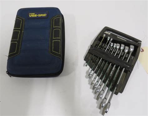Irwin Vice Grip Set And Wrench Set Live And Online Auctions On
