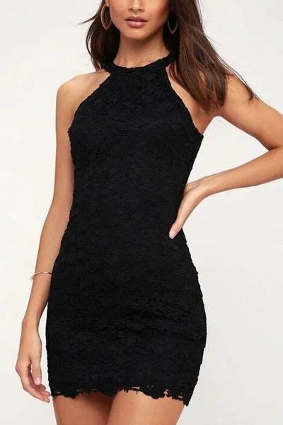Halter Neck Lace Bodycon Dress Lace Bodycon Dress Lace Bodycon